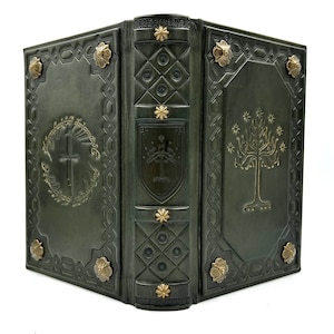 Lord of the Rings Leather Journal, Medieval Styled Book, the Tree of Gondor, Tolkien Sketchbook ...