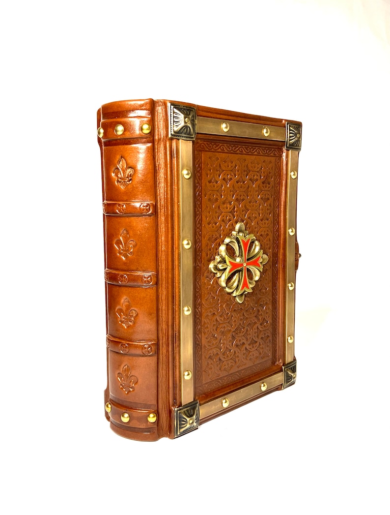 Medieval Styled Leather Journal Heraldic Book Book of the - Etsy