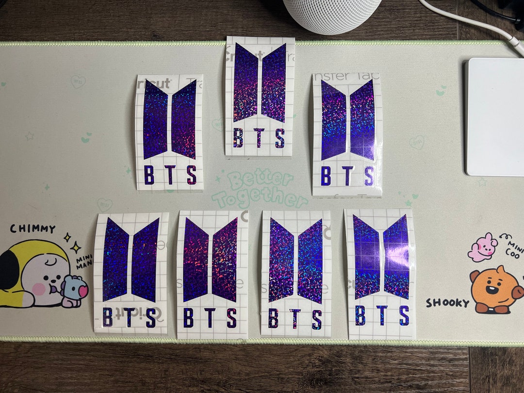Purple Galaxy BTS Logo - Etsy