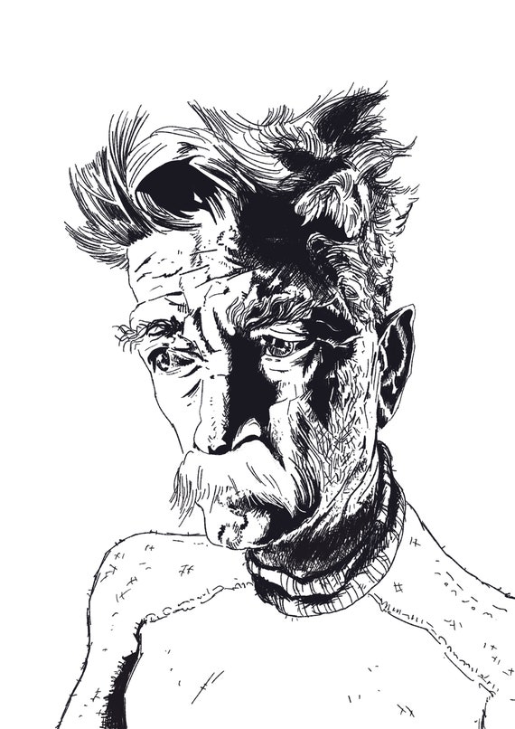 Custom Black and White Line Art Portrait. Images With | Etsy