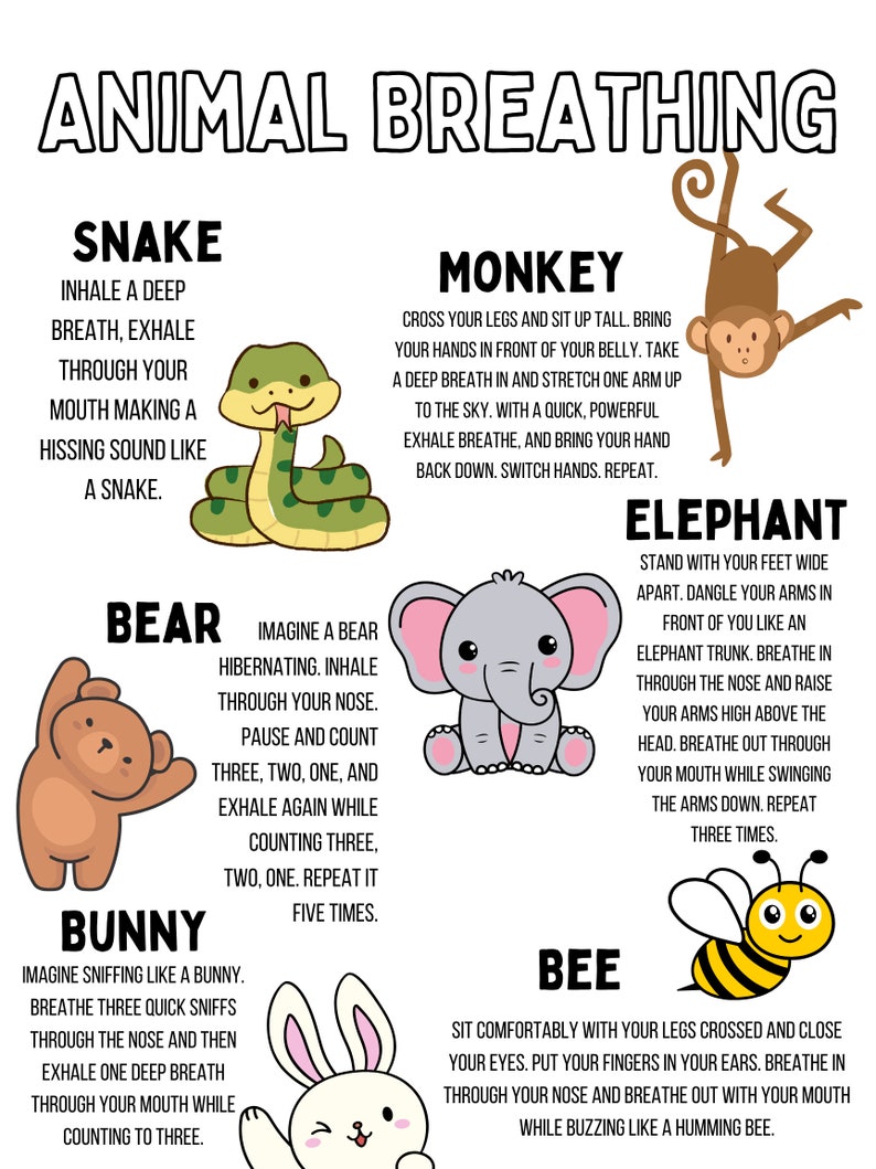 Calm Down Corner Printables - Etsy