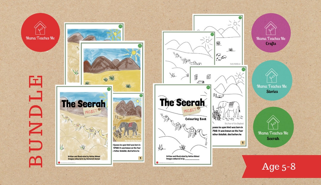 The Seerah Project BUNDLE // SEERAH EBOOK // Colouring Book // Seerah ...