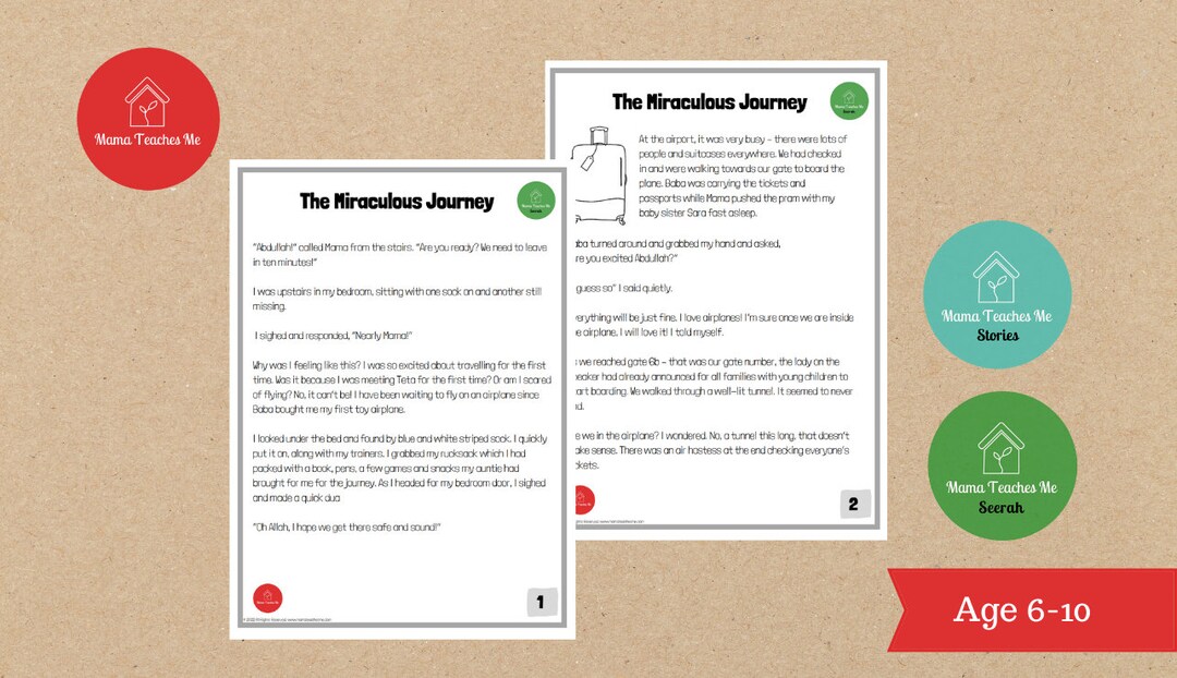 The Miraculous Journey // Isra Miraj Story Comprehension // Palestine ...