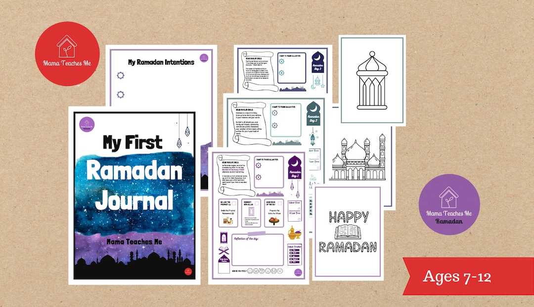 My First Ramadan Journal / Ramadan Resource / Ramadan Journal for Kids ...