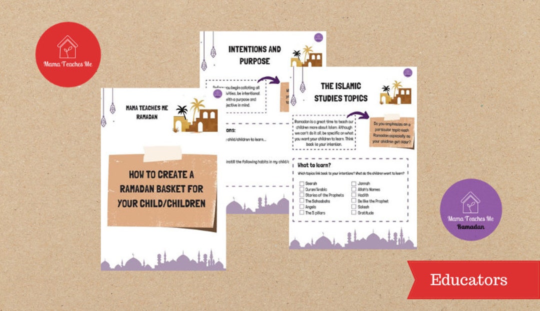 How to Create a Ramadan Basket for Your Child // Parents Guide ...