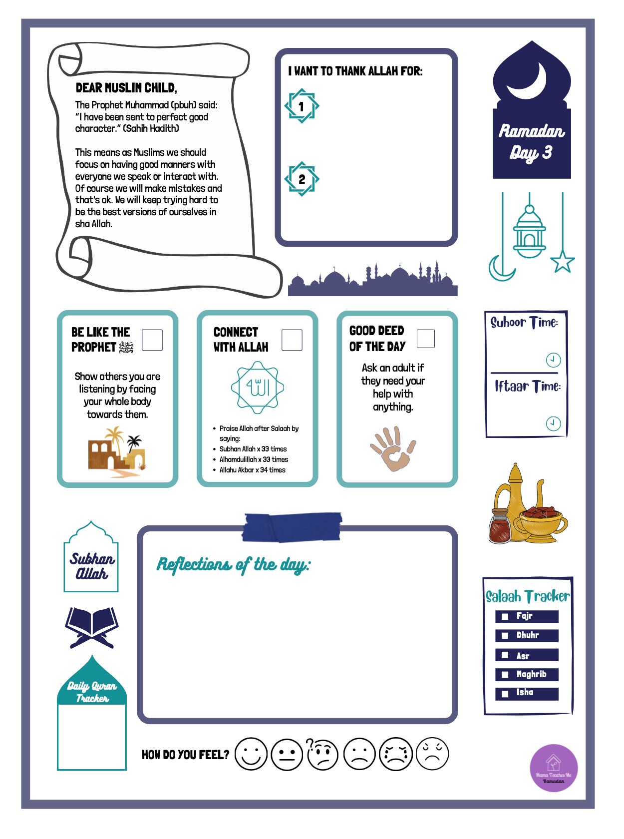 My First Ramadan Journal / Ramadan Resource / Ramadan Journal for Kids ...