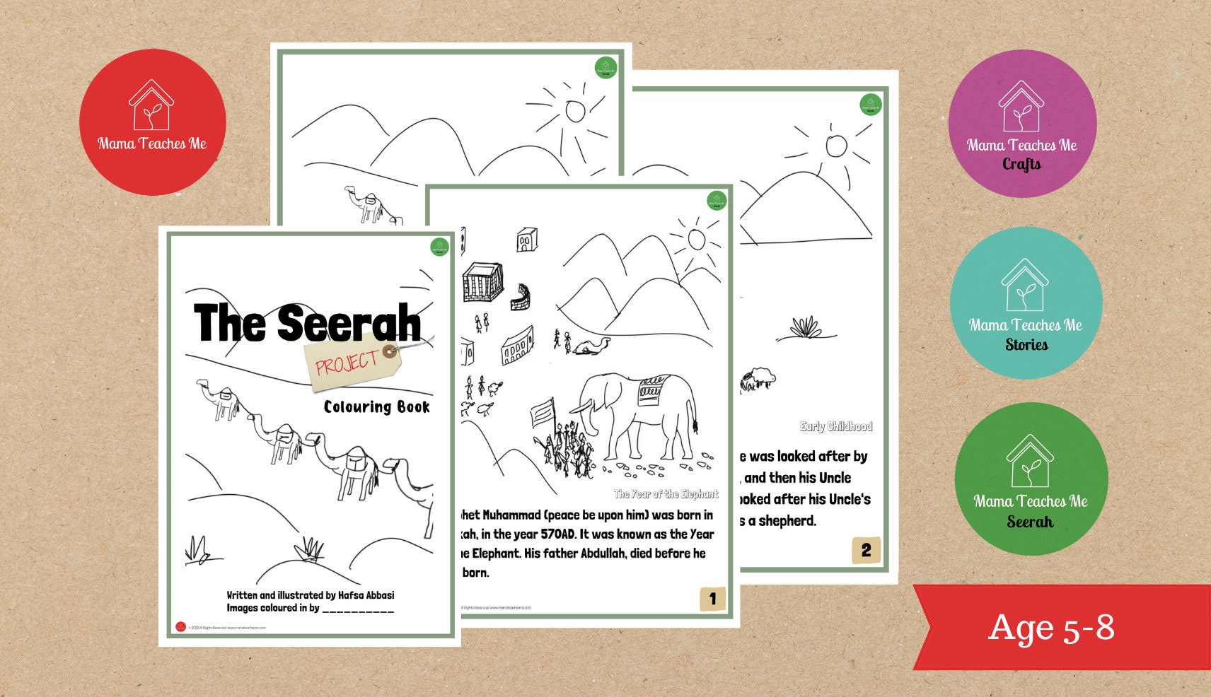 The Seerah Project Colouring Book // Prophet Muhammad // Education With ...