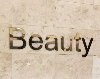 Acrylic Mirror Letters - Etsy