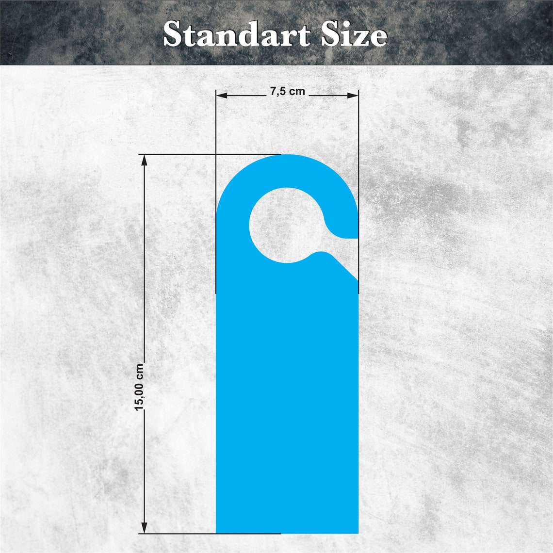 Personalized PVC Door Hanger Sign / Customisable Modern Door - Etsy