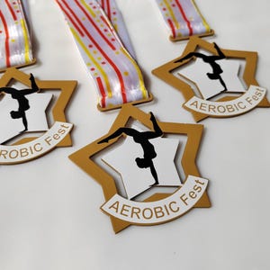 Star Shaped Metal Medal, Custom Metal Medalm Personalized Star Medal ...