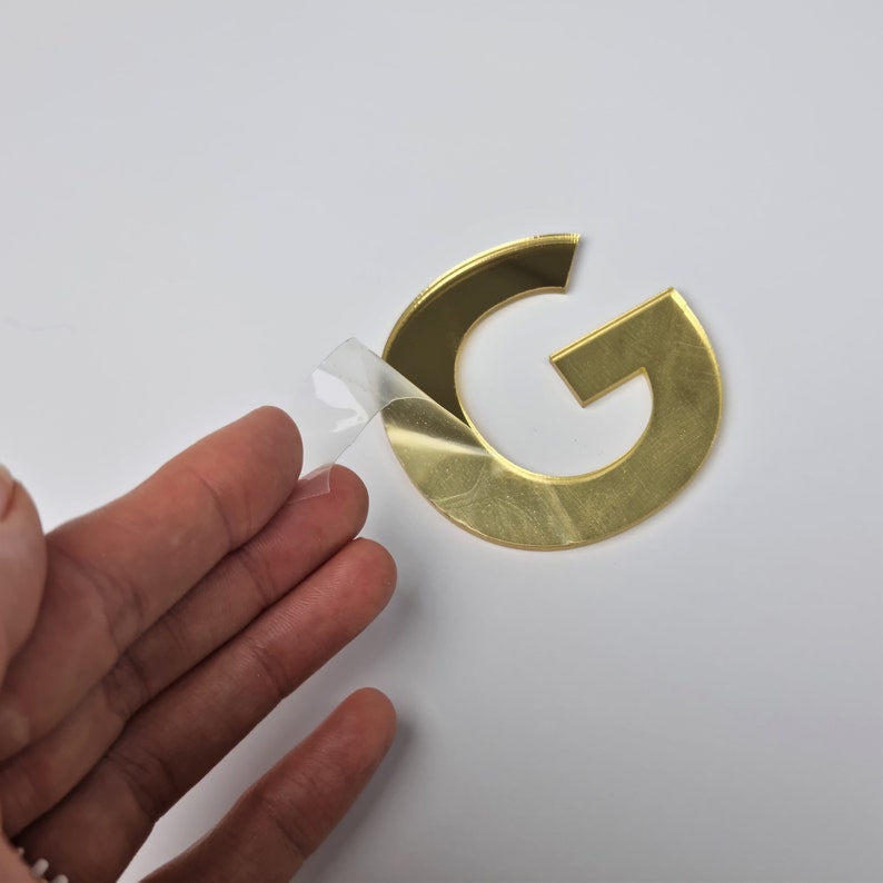 Mirror Acrylic Letters Personalised Acrylic Sign Laser Cut - Etsy