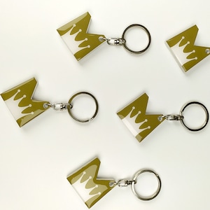 Epoxy Resin Custom Keychain With Logo for Companies / Personalized ...