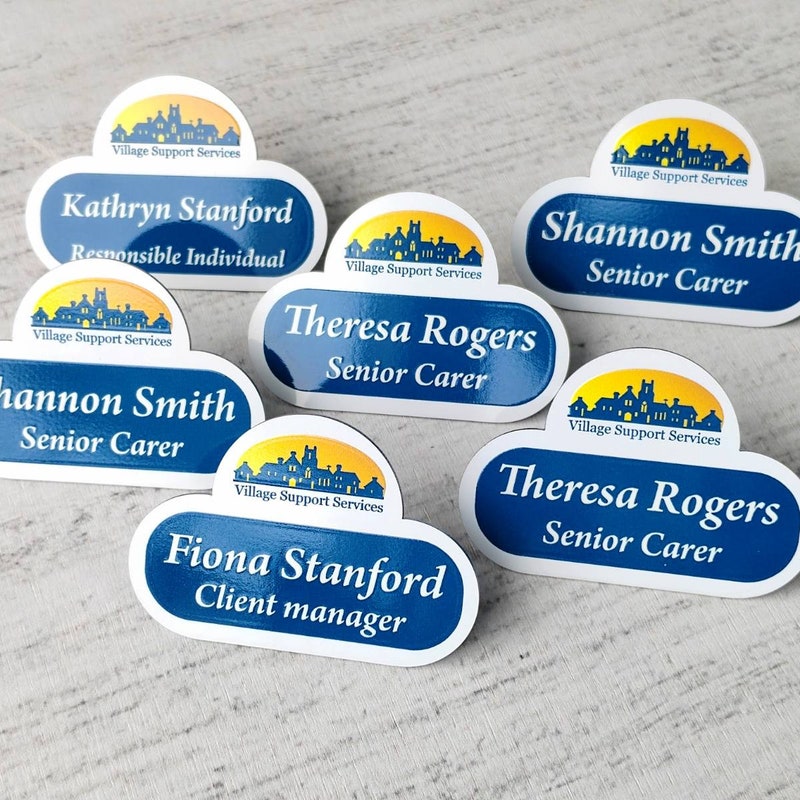 Custom Magnetic Name Tags - Etsy