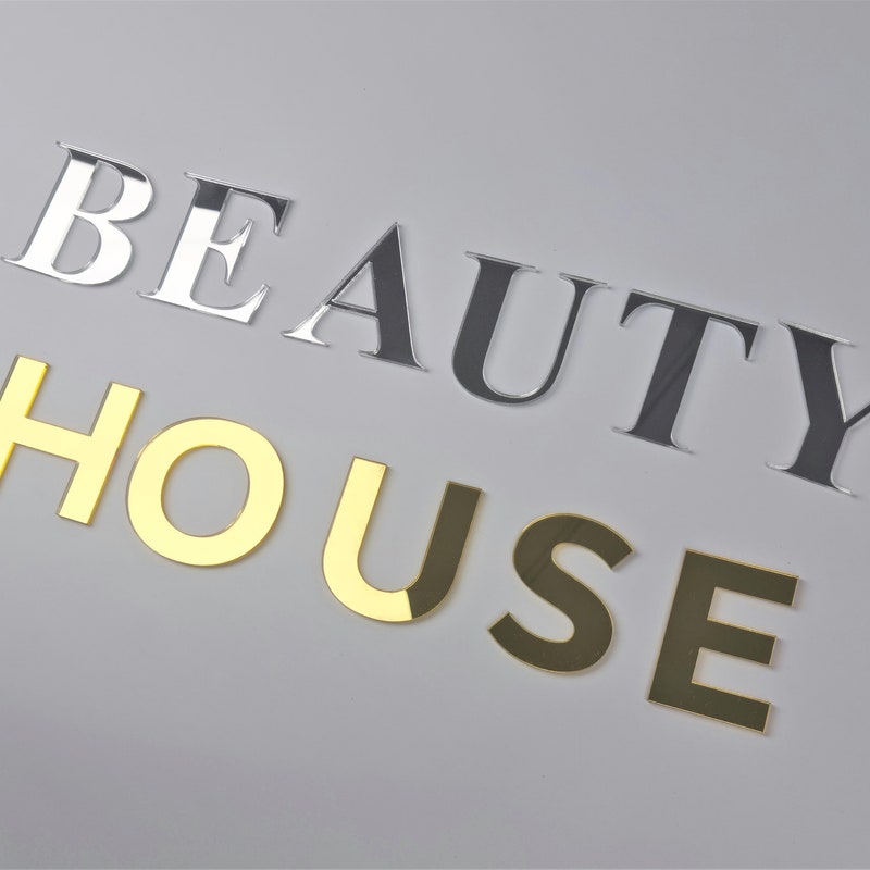 Mirror Letters - Etsy