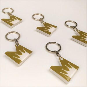 Epoxy Resin Custom Keychain With Logo for Companies / Personalized ...