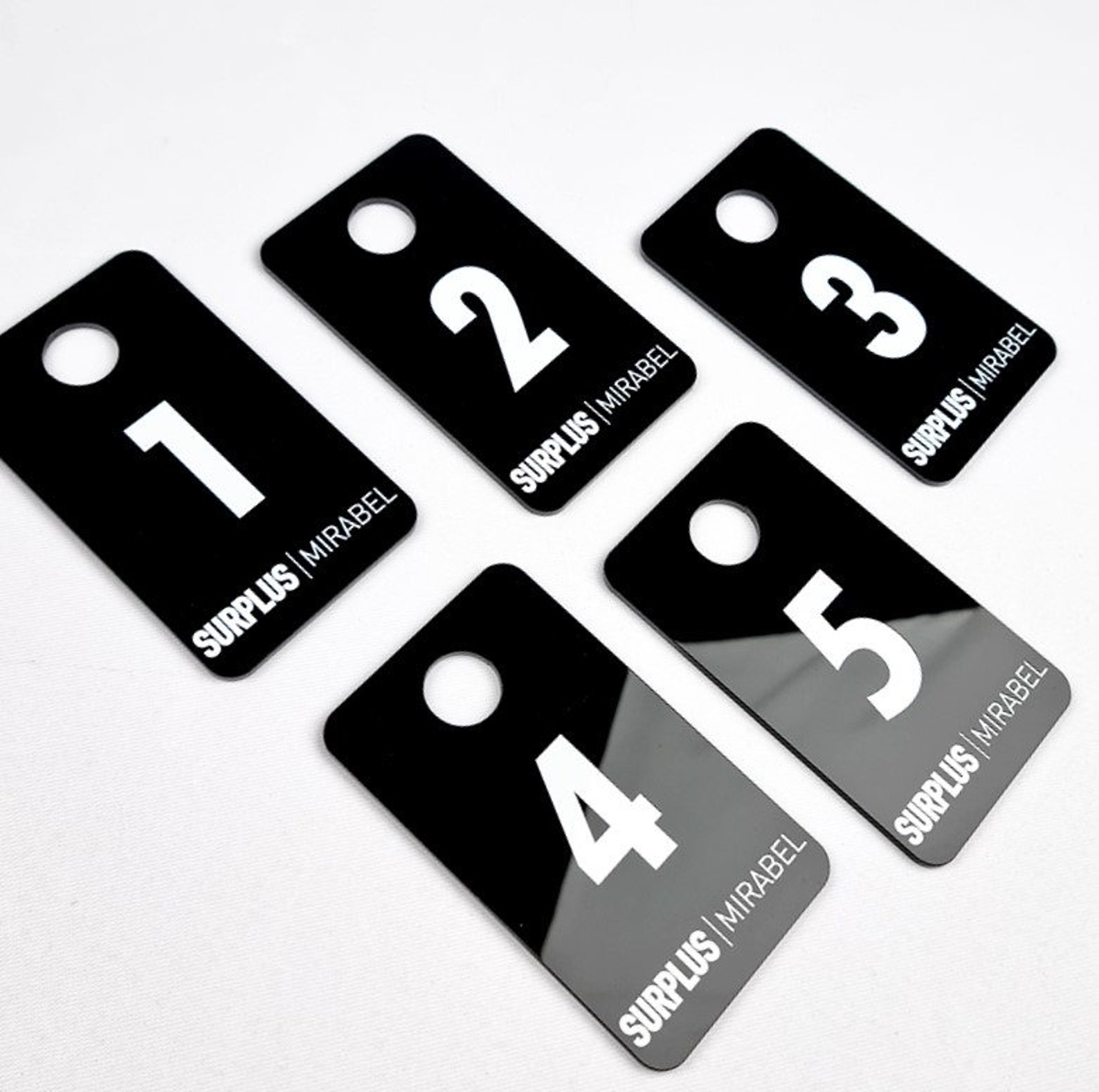 Personalized Acrylic Room Number Tag, Engraved Wooden Logo, Modern Sign ...