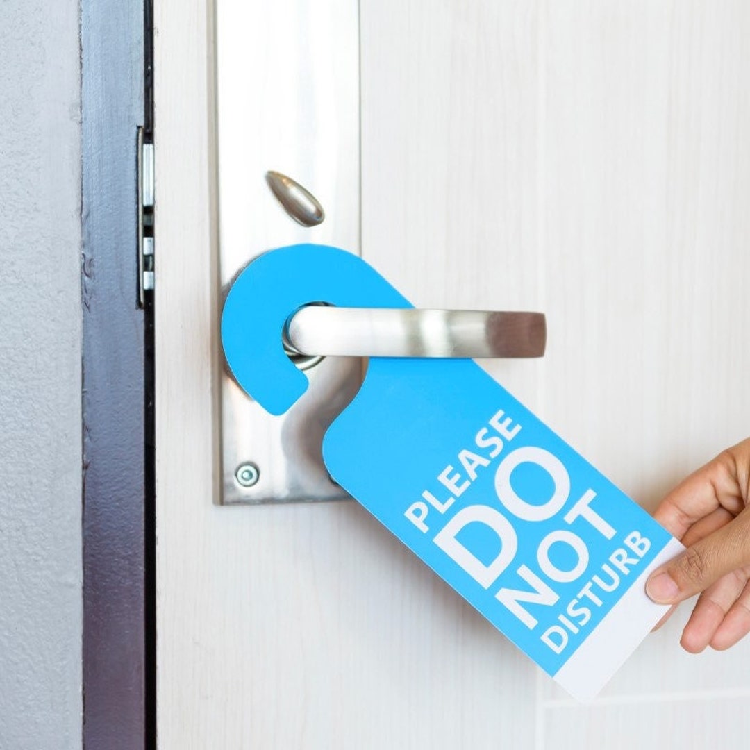 Personalized PVC Door Hanger Sign / Customisable Modern Door Hanger ...