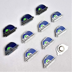 Stainless Steel Logo Lapel Pin/ Badge / Company Badge / Personalized ...