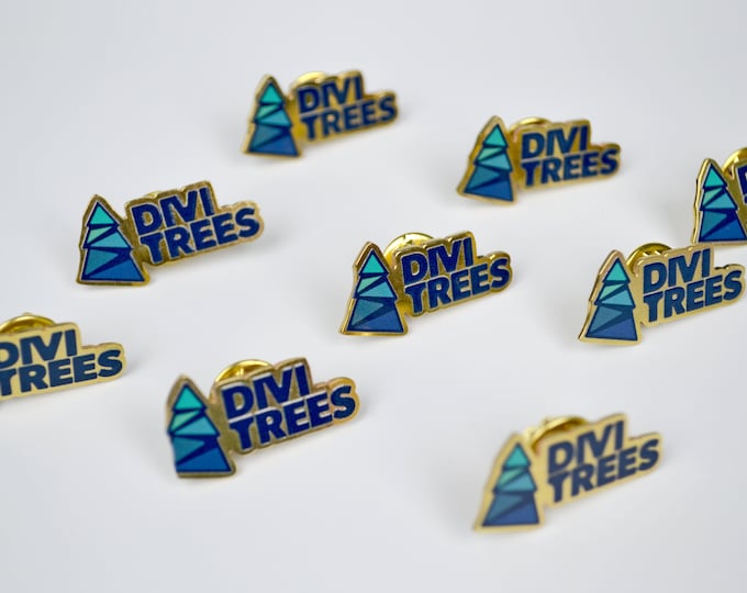 Contour Cut Brass Enamel Logo Lapel Pin / Company Badge / Personalized ...