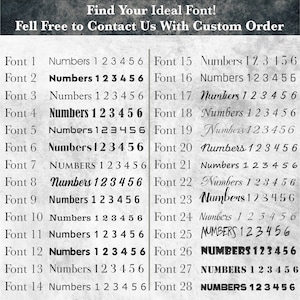 Personalized Modern Dressing Room Number, Acrylic Wardrobe Tag Sign ...