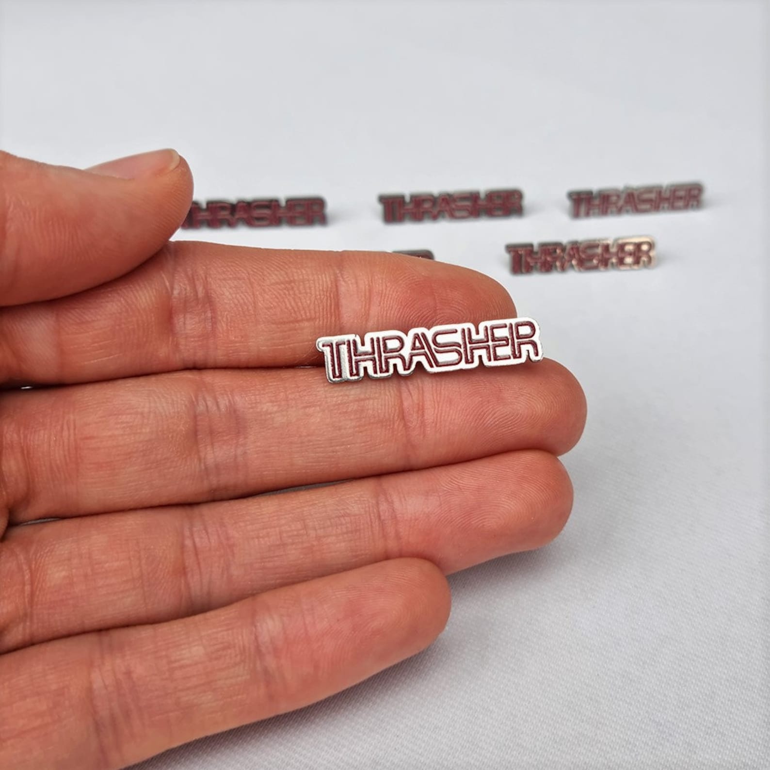 Stainless Steel Logo Lapel Pin/ Badge / Company Badge / - Etsy