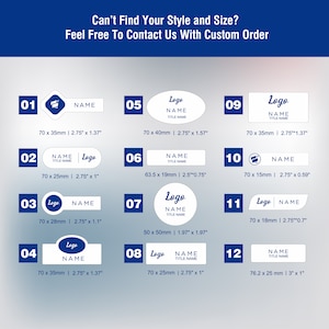 Custom-made Business Aluminum Name Tags | Personalized Employee Office ...