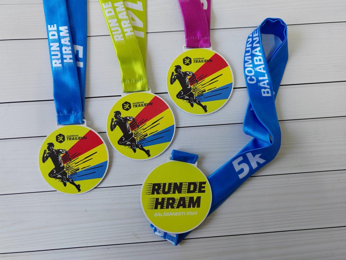 Custom Metal Marathon Medals, Colour Event Medals - Etsy