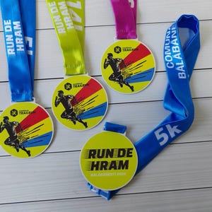 Color Run Medals, Custom Metal Medals, Marathon Medals, Colour Event ...