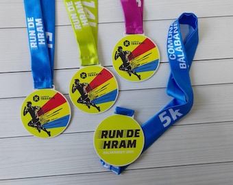 Personalized Marathon Running Medal - Custom Race Finisher Awards ...