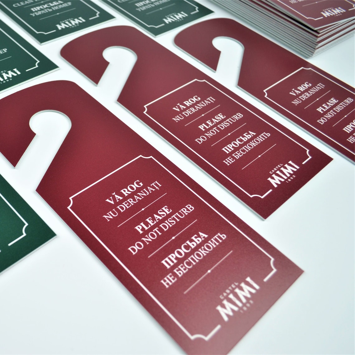 Personalized PVC Door Hanger Sign / Customisable Modern Door - Etsy