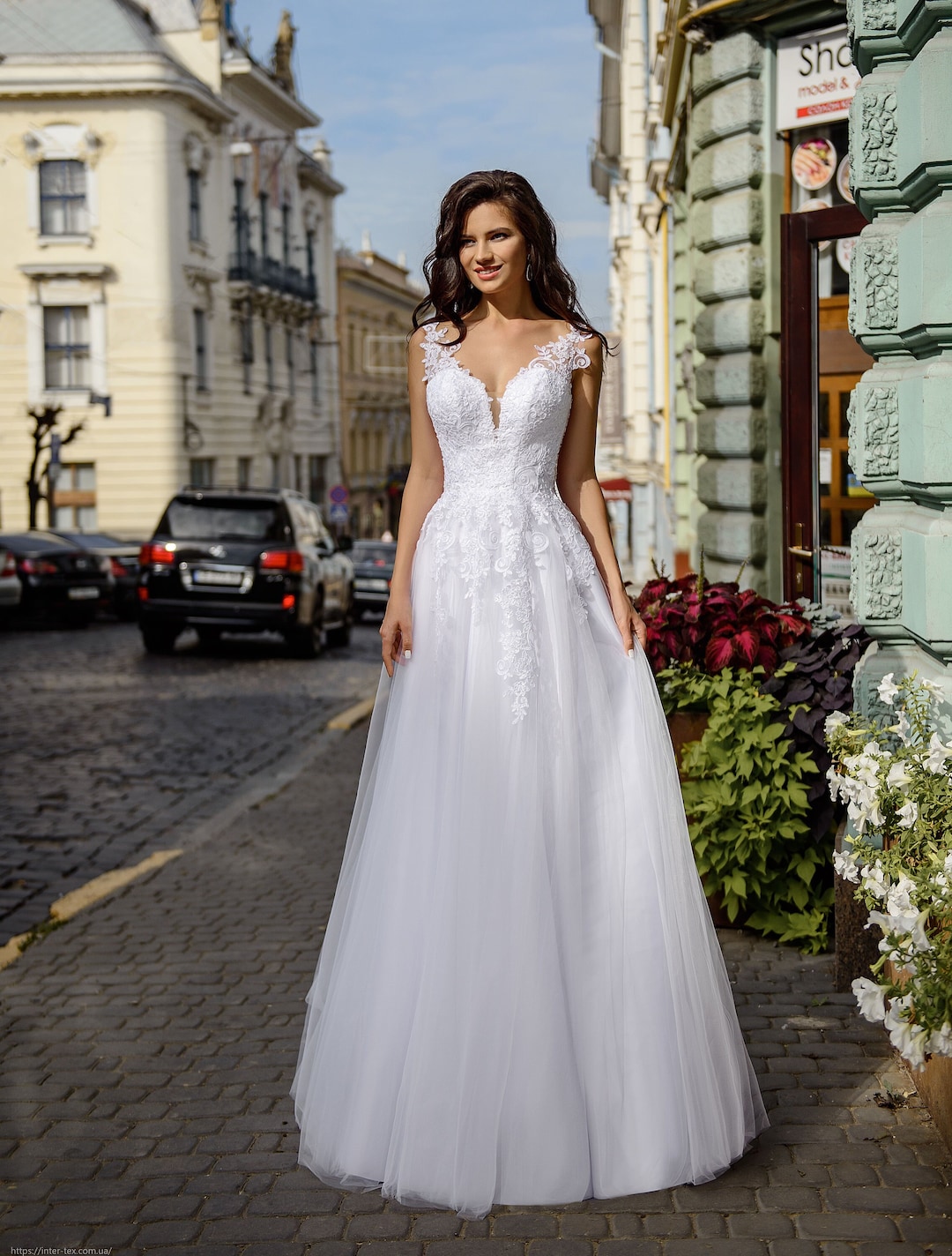 Fairy Princess Bridal Dress Floral Embroidered Wedding Dress - Etsy