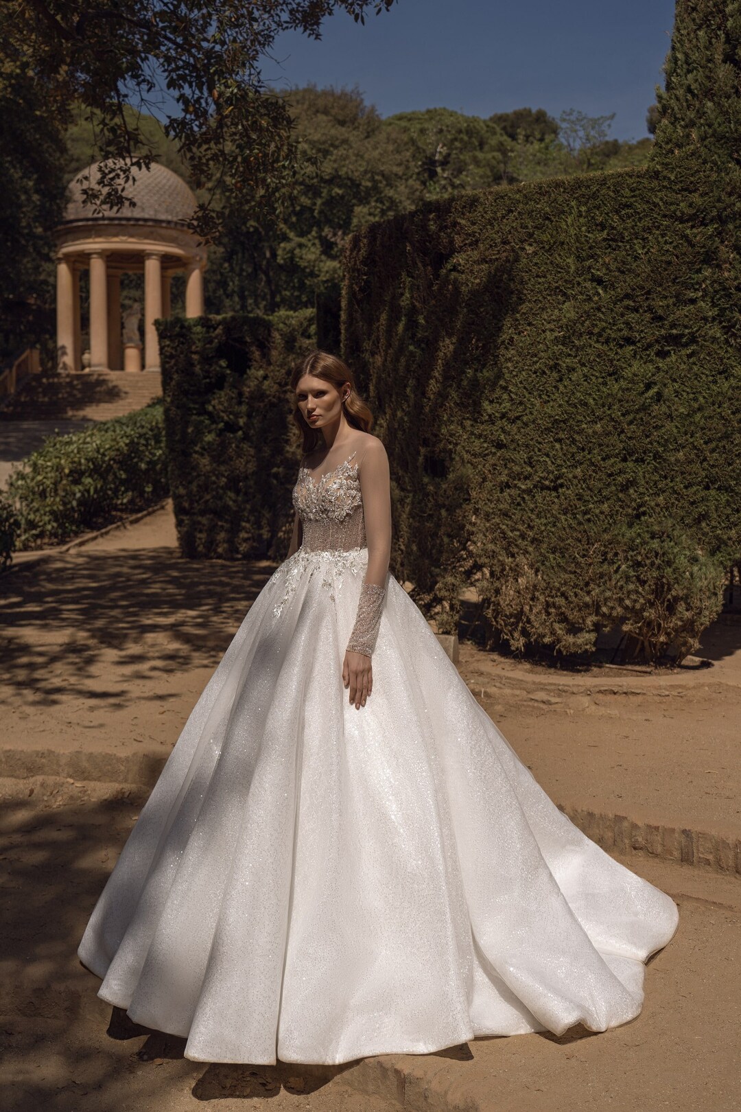 Beaded Corset Bridal Dress, Luxury A-line Tutu Bridal Gown, Classic ...