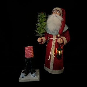 10 Red Antique German replica Santa Candy Container With Working ...