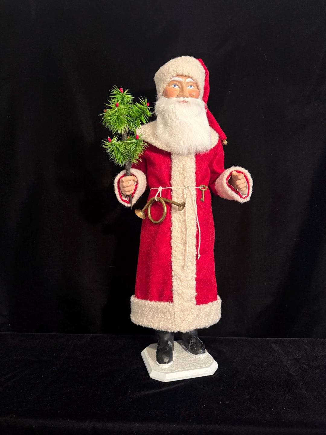 24” Reproduction German Antique Santa Candy Container - Etsy