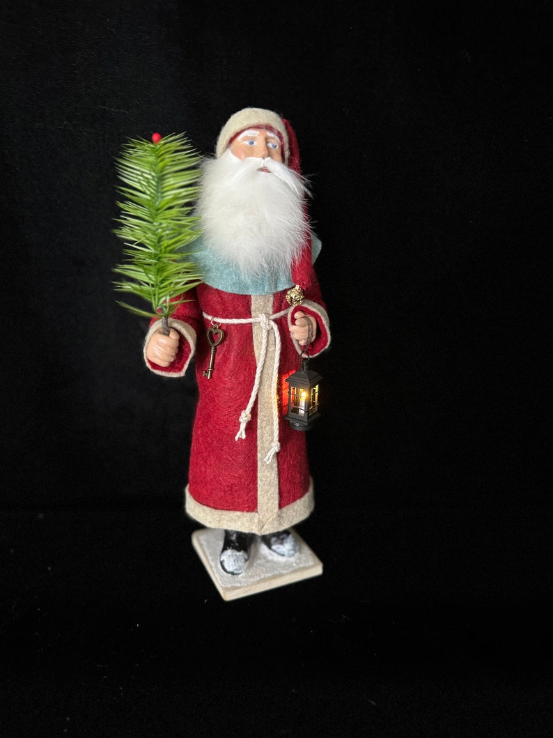 10 Red Antique German replica Santa Candy Container With Working ...