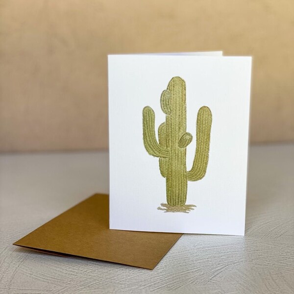 Cactus Card - Etsy