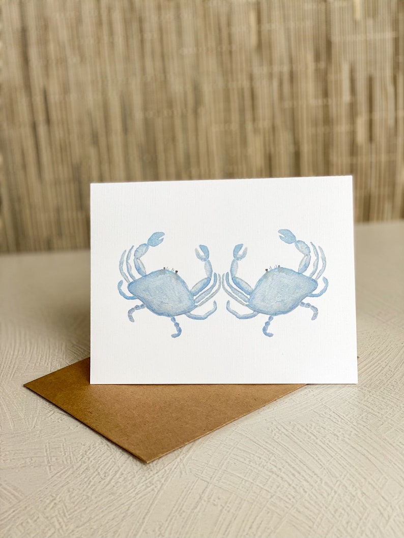 Watercolor Crab Print Watercolor Crab Crab Themed Gifts - Etsy