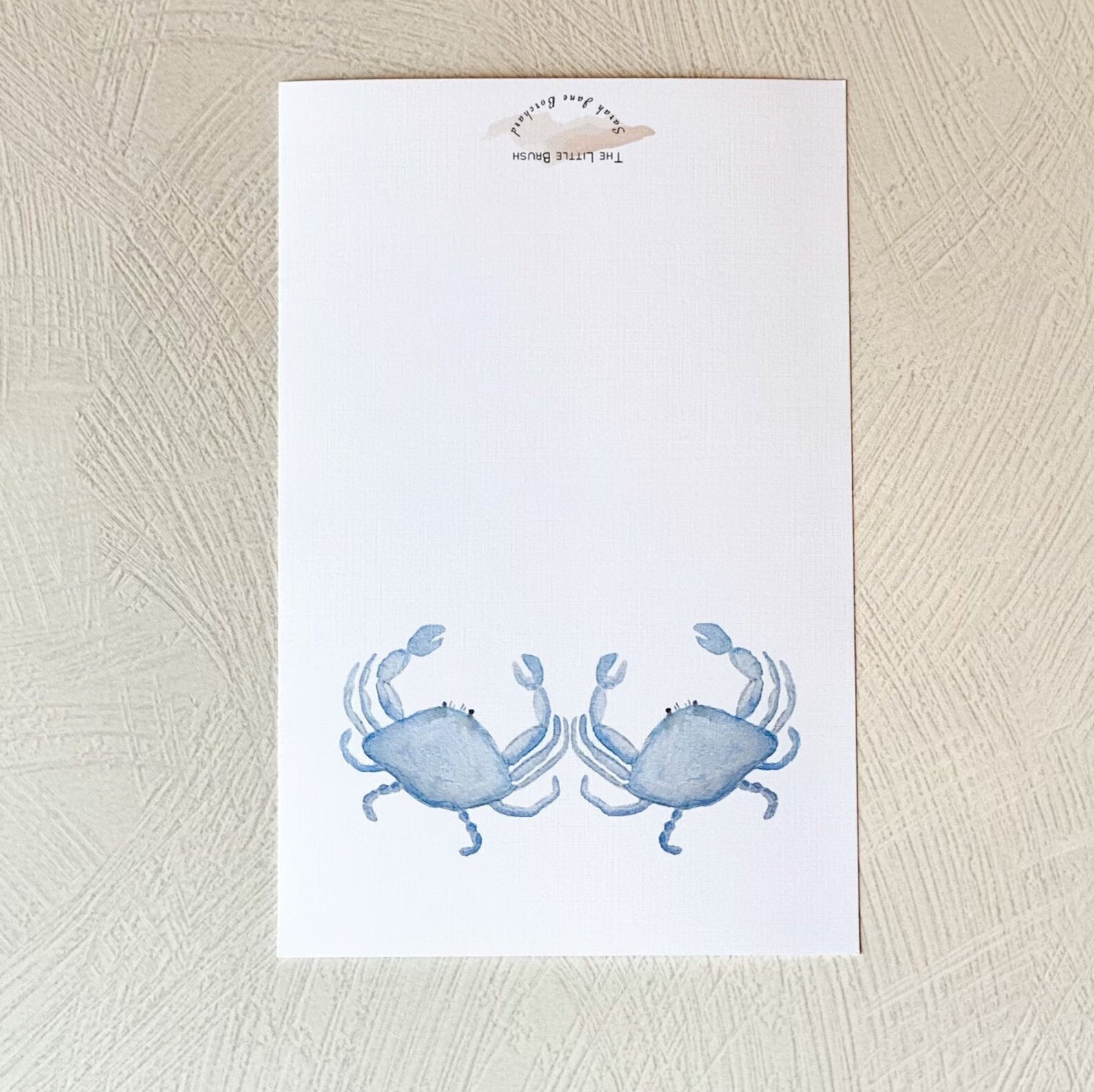 Watercolor Crab Print Watercolor Crab Crab Themed Gifts - Etsy