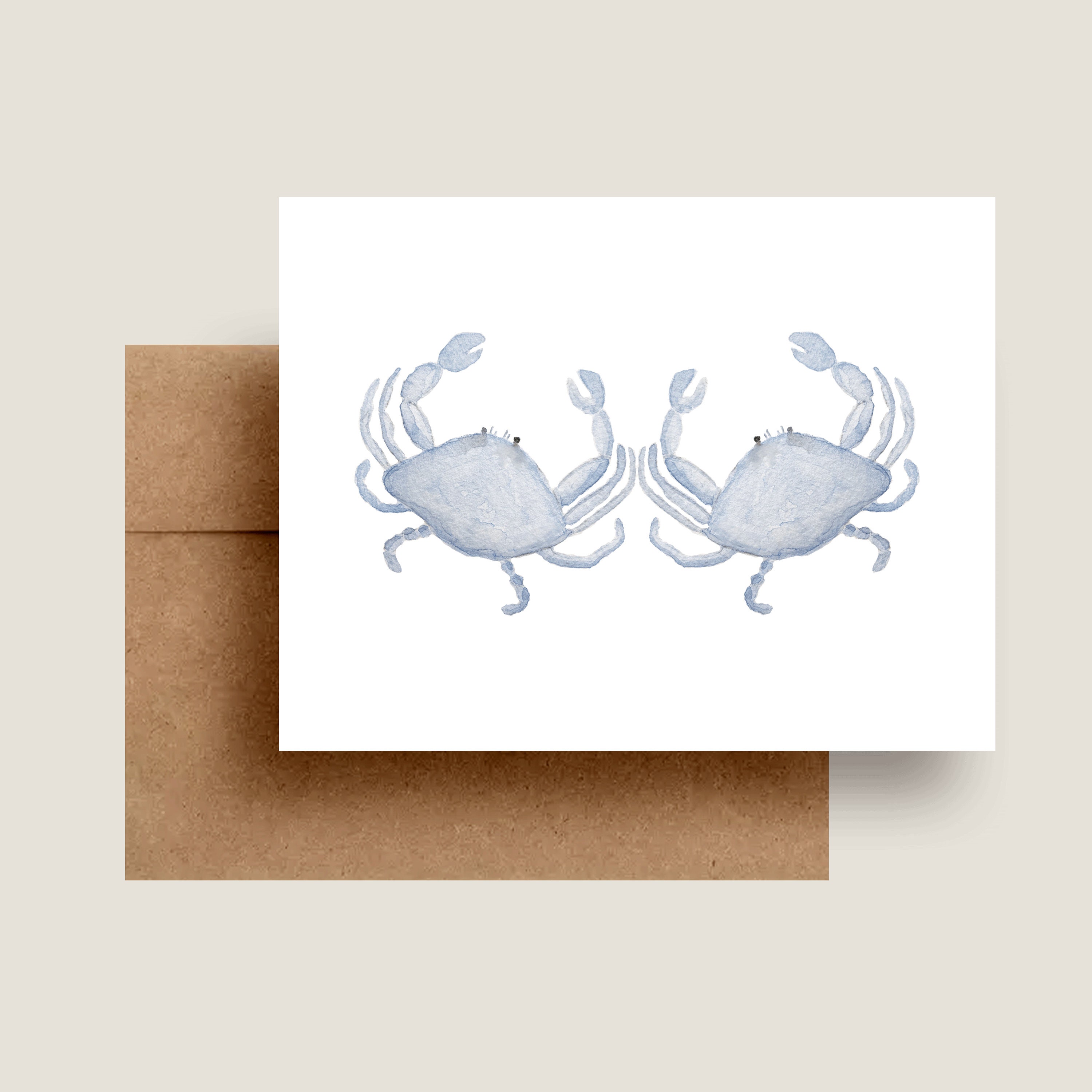 Watercolor Crab Print - Watercolor Crab - Crab Themed Gifts - Crab ...