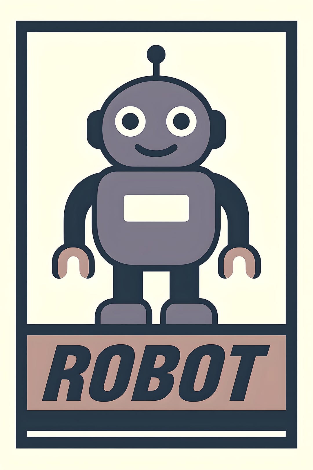 Retro Robot Poster | Robot Prints | Retro Wall Art | Pop Art Print ...