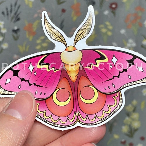 LGBT Pride Flag Moth Vinyl Stickers - Etsy