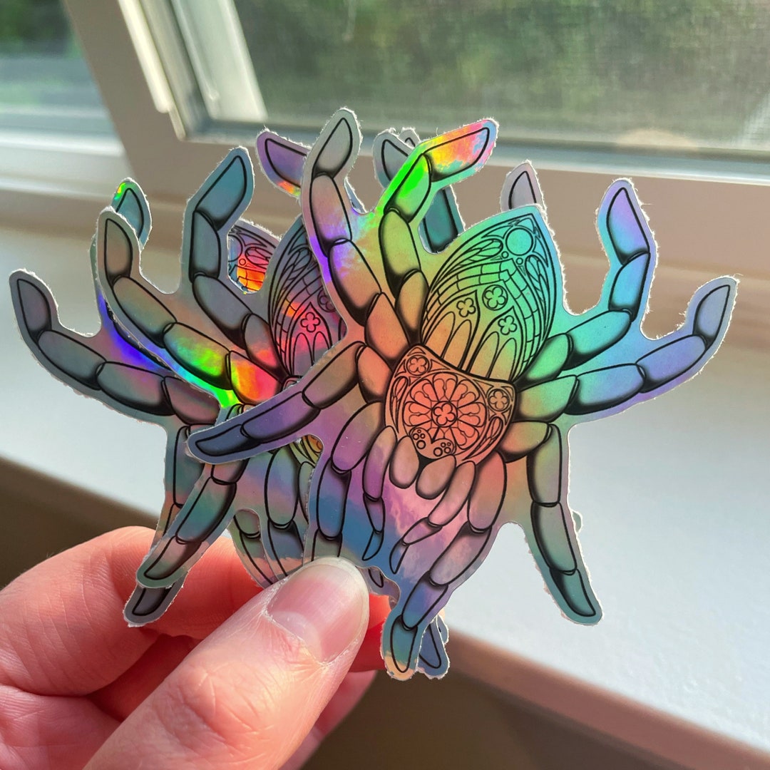 Holographic Tarantula Sticker - Etsy