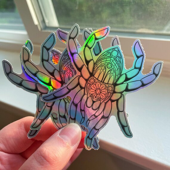 Holographic Tarantula Sticker - Etsy