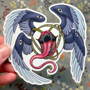 Fallen Angel Sticker With Foil Accents 3.5 Sticker - Etsy