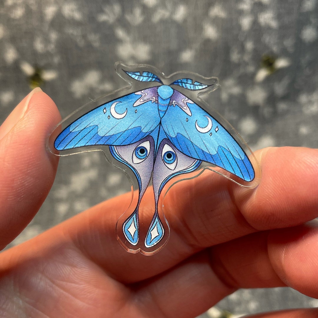 Pride Moth Pin genders Acrylic Pin Moth Pins Insect Art Pride Art Pride ...