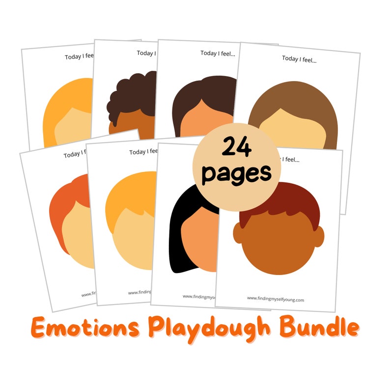 EMOTIONS MEGA BUNDLE | Playdough Mats, Feelings, Emotional Regulation ...