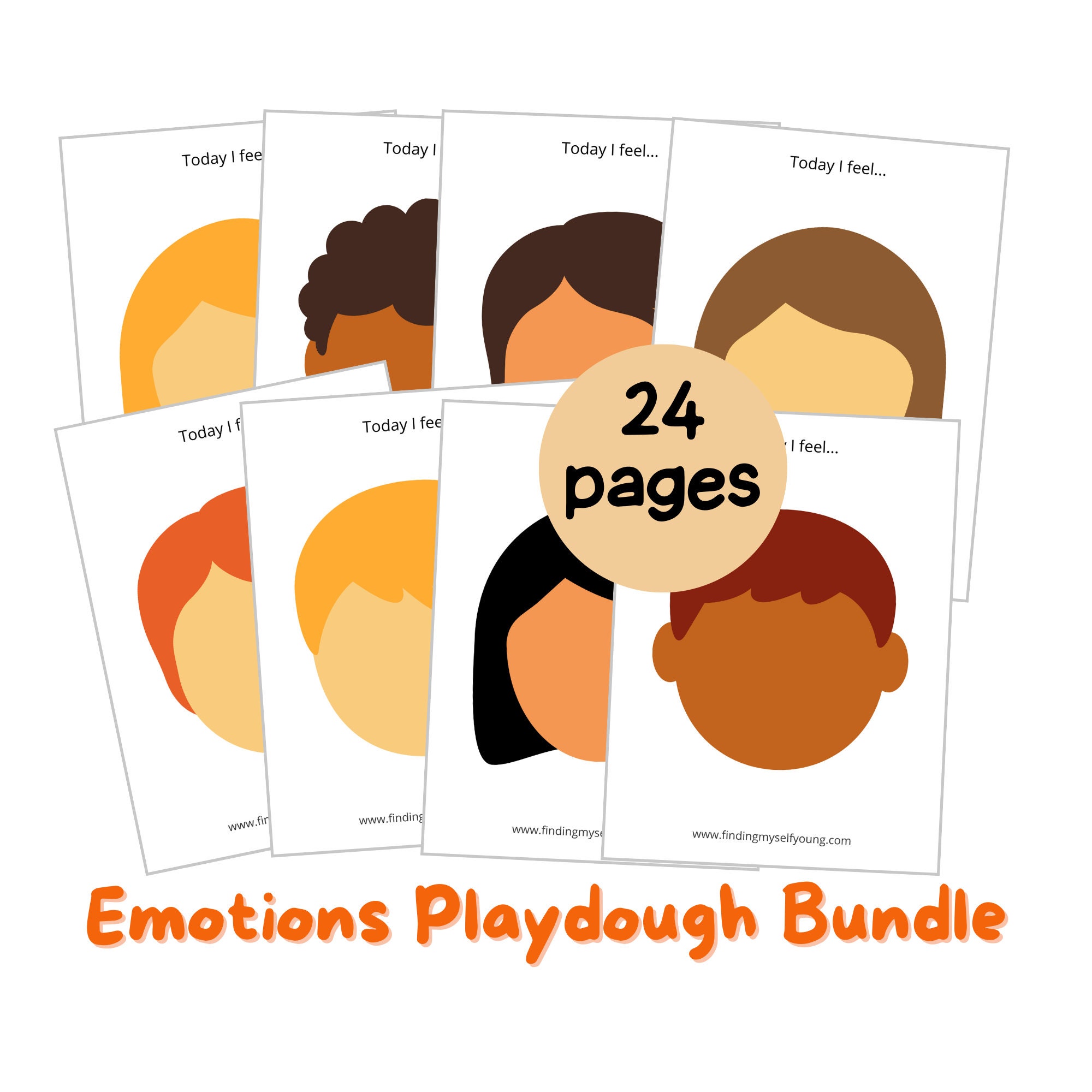 EMOTIONS MEGA BUNDLE | Playdough Mats, Feelings, Emotional Regulation ...