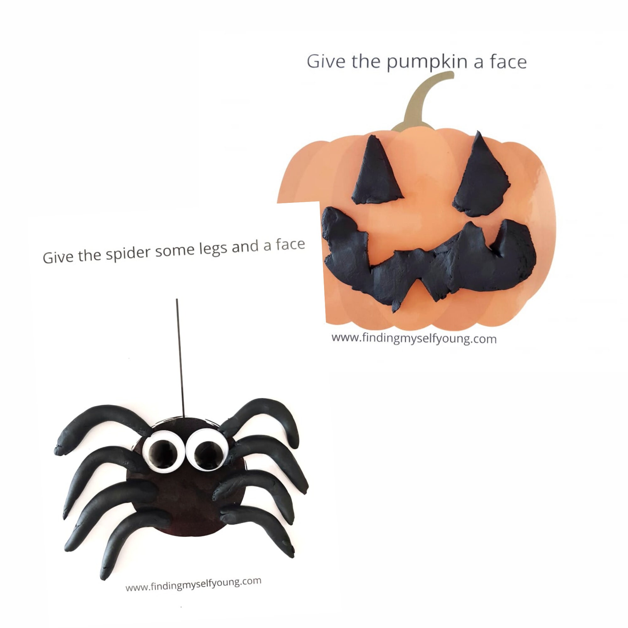 HALLOWEEN PLAYDOUGH MATS | 10 Printable Playdoh Mats | Halloween Games ...