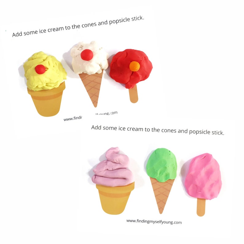 SUMMER PLAYDOUGH MATS | 14 Printable Summer Themed Playdoh Mat Pdfs for ...