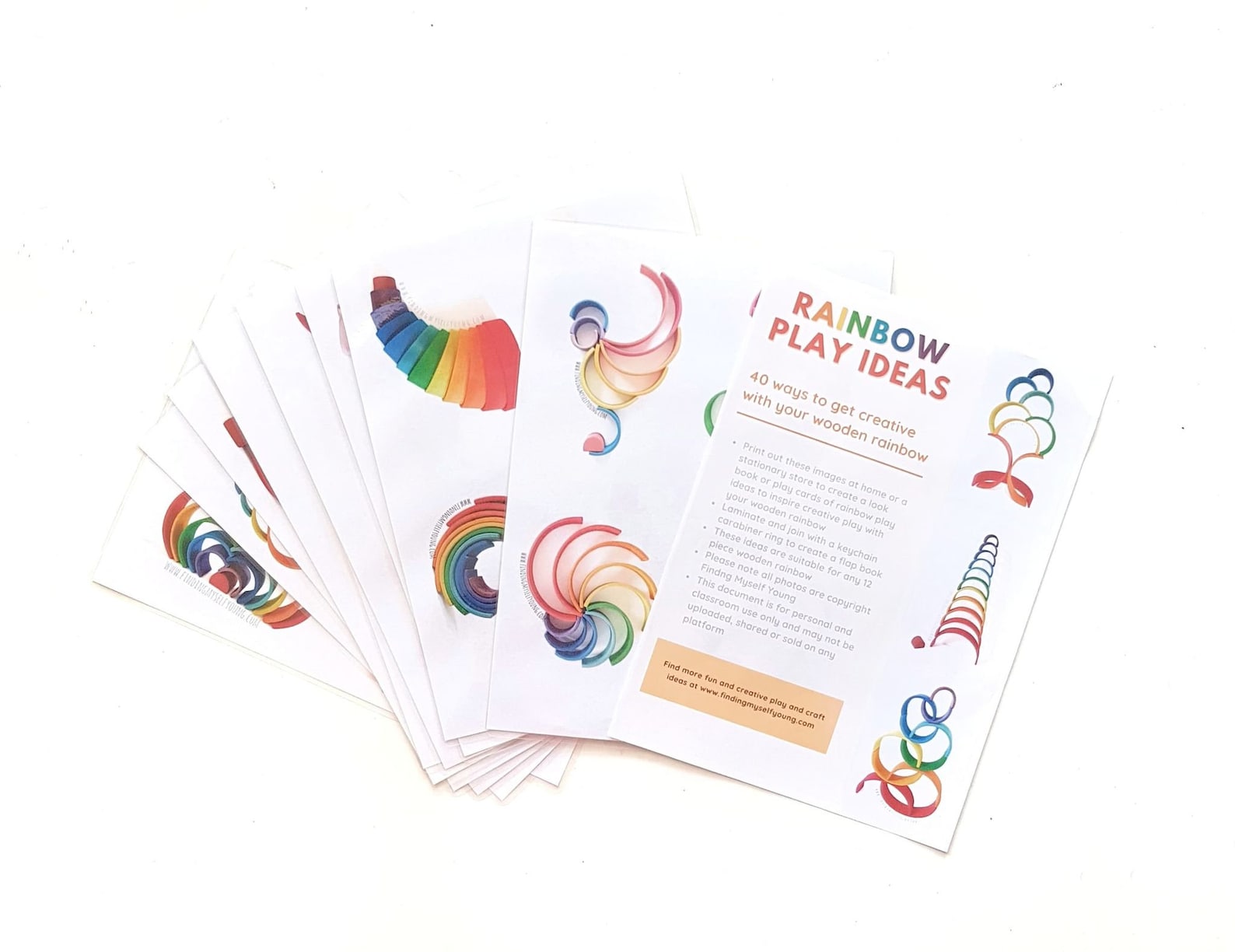 RAINBOW IDEAS PDF | Wooden Rainbow Play Ideas Pdf Book | 40 Rainbow ...